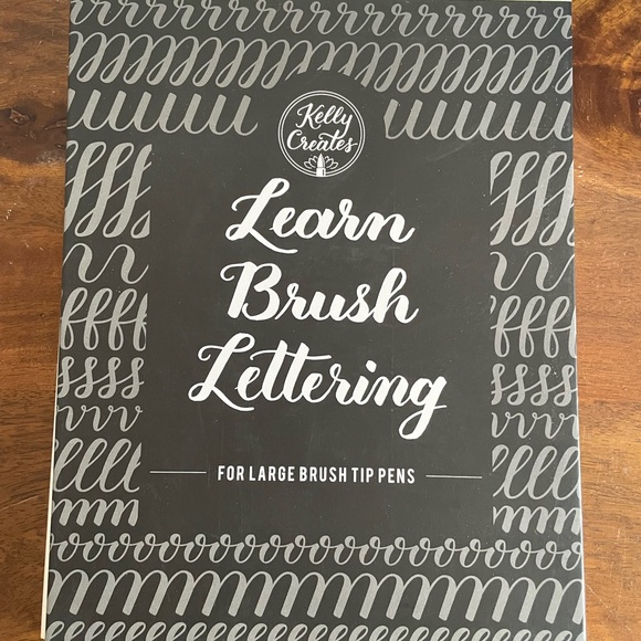 Office | Kelly Creates Learn Brush Lettering Kit | Poshmark